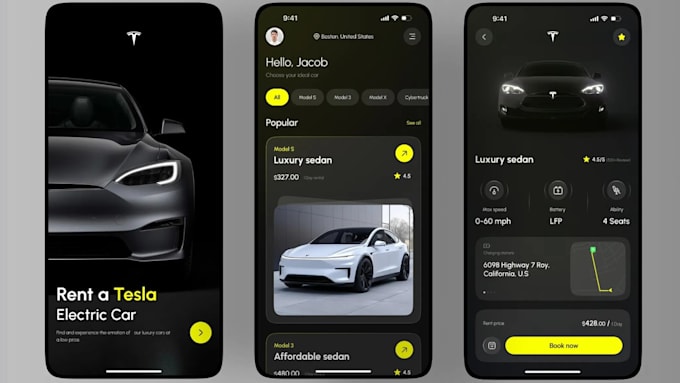 Build car rental booking app, fleet management app, and vehicle booking ...