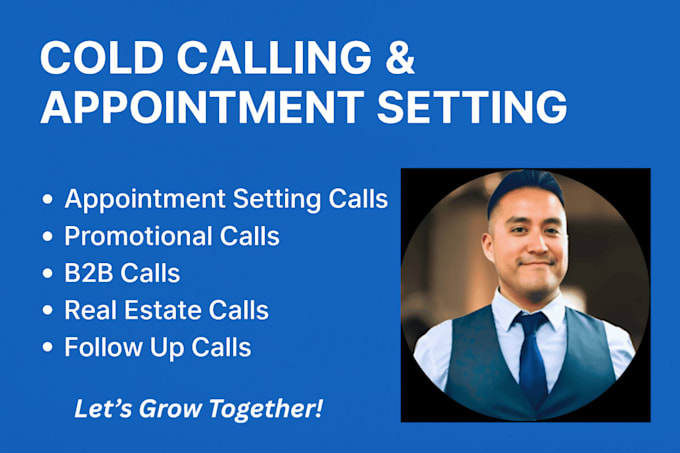 Be your cold caller and appointment setter for businesses by Manza1026 ...