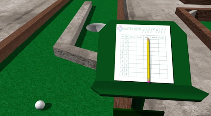 Remodel 3d golf course,mini golf installation,golf hole,golf simulator ...