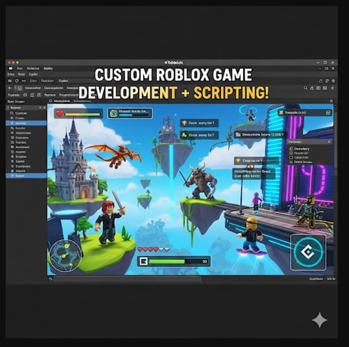 Develop a thrilling roblox game with custom script and unique gameplay ...