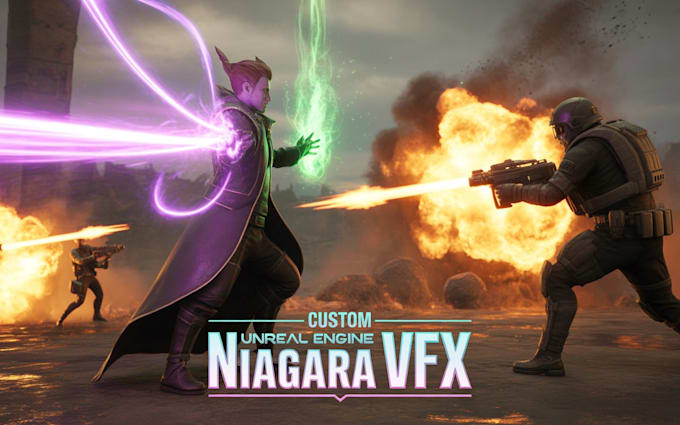 Create stunning real time vfx in unreal engine 5 niagara, visual effect ...