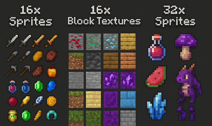Design custom texture pack for java and bedrock minecraft by Nat_56n ...