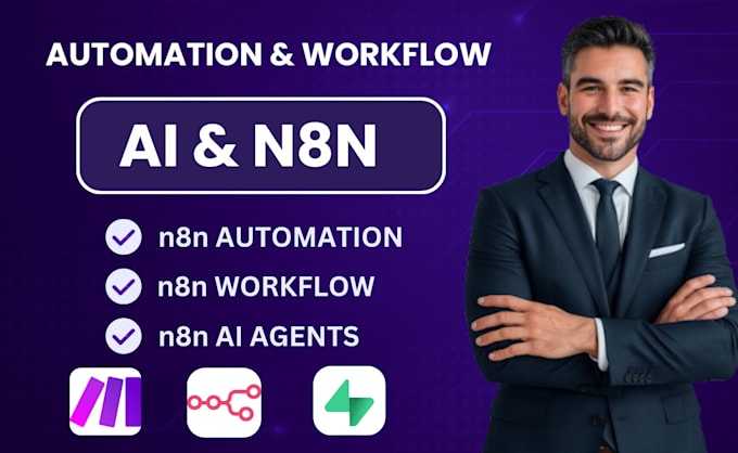 Do n8n automation n8n workflow n8n ai agent ai voice agent make com n8n ...