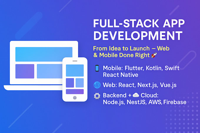 Desenvolver e consertar aplicativos móveis usando flutter, kotlin, swift