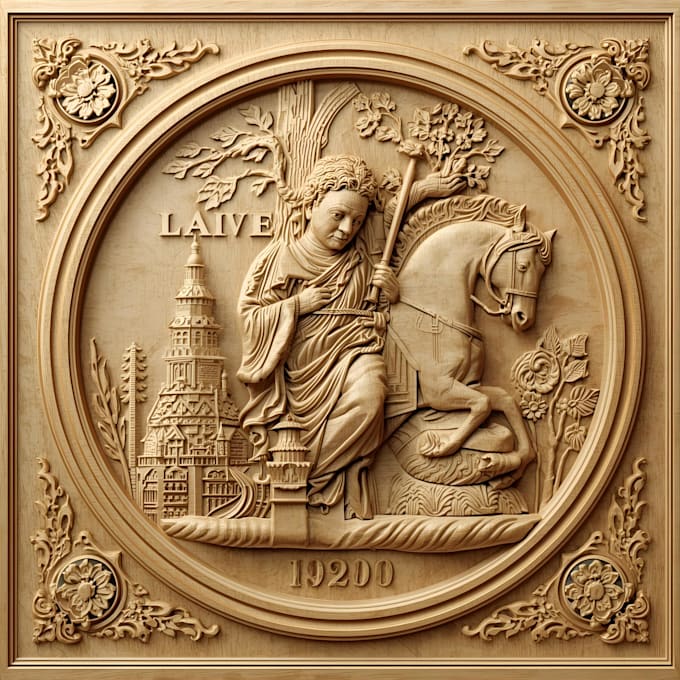 3d bas relief 3d engraving 3d coin model 3d wood carving for 3d ...