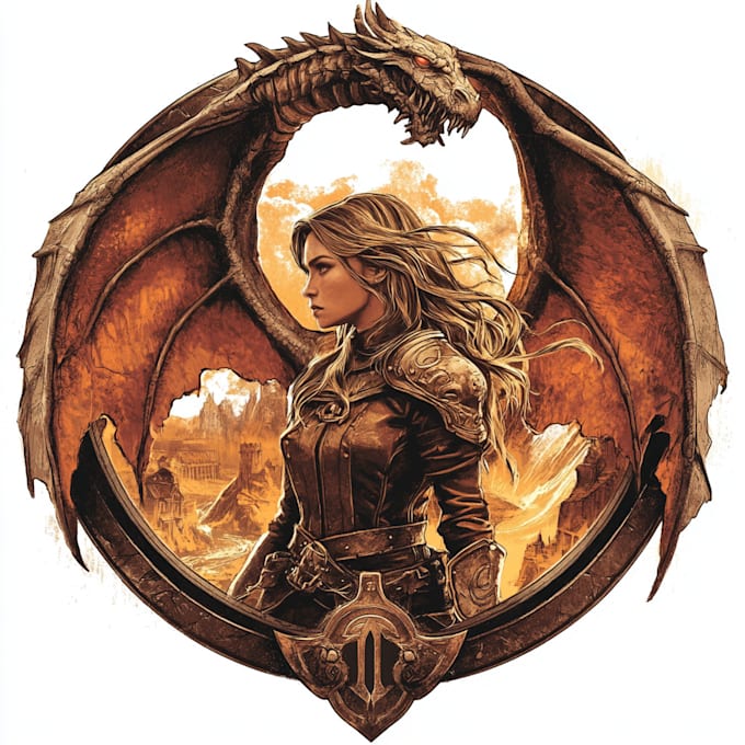 Create a professional fantasy game logo by Ashantiweiss | Fiverr