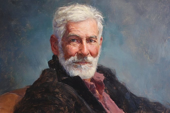 Paint traditional oil painting portrait on canvas by Skureeks | Fiverr