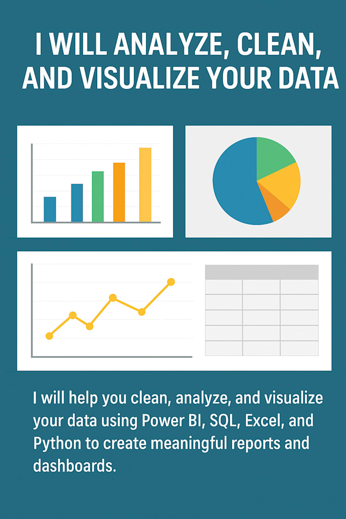Analyze, clean, and visualize your data using power bi, sql, and excel by Ayush__khanna | Fiverr