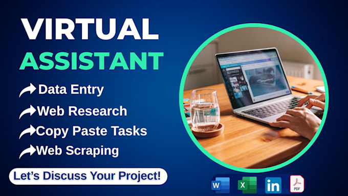 Do professional data entry and virtual assistant support by Shakircda | Fiverr