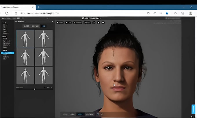 Create realistic custom metahuman and unreal engine character design ...