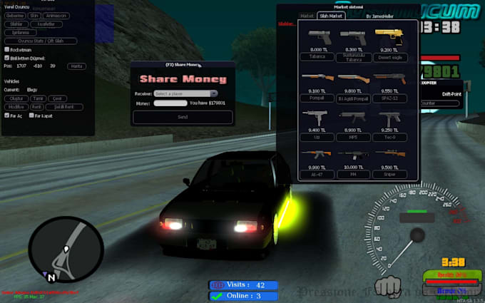 Create custom mta server, samp server and script for mta sa server by Chad_dray0 | Fiverr