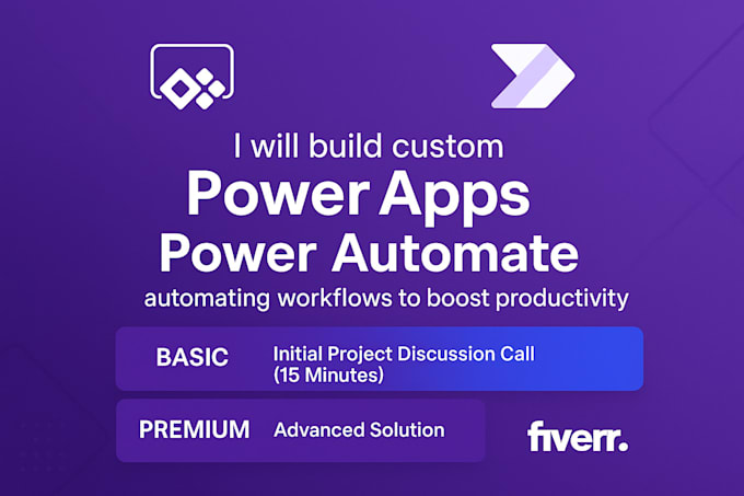 Build custom powerapps solutions for your business by Powerapps_dev | Fiverr