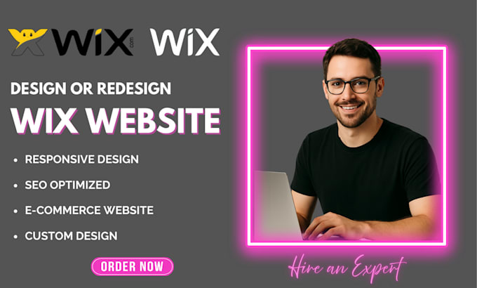 Do wix website design redesign wix site revamp copy clone wix website ...