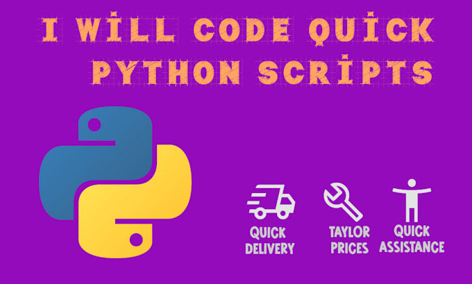 Code a convinience python script by Kevinkor333 | Fiverr