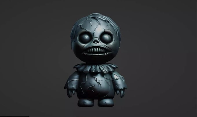 3d vinyl toy, creepy doll,3d anime print, stl, funko pop, 3d plushies ...