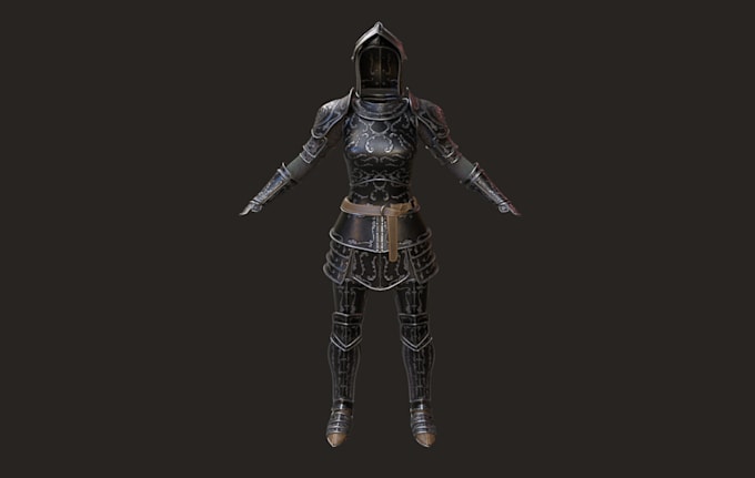 Model knight armor,halloween cosplay,props,female hero character,3dmask ...