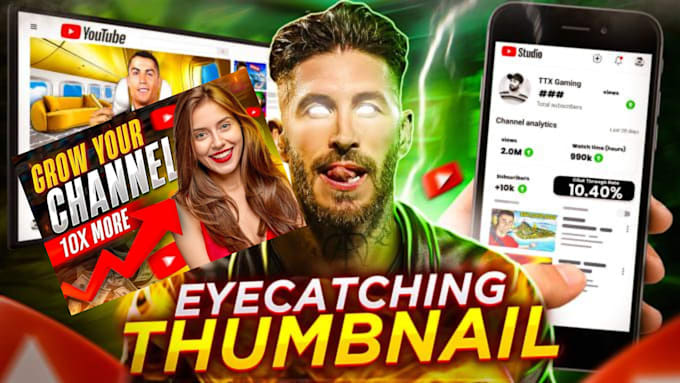 Design attractive, high quality and premium youtube thumbnails by ...