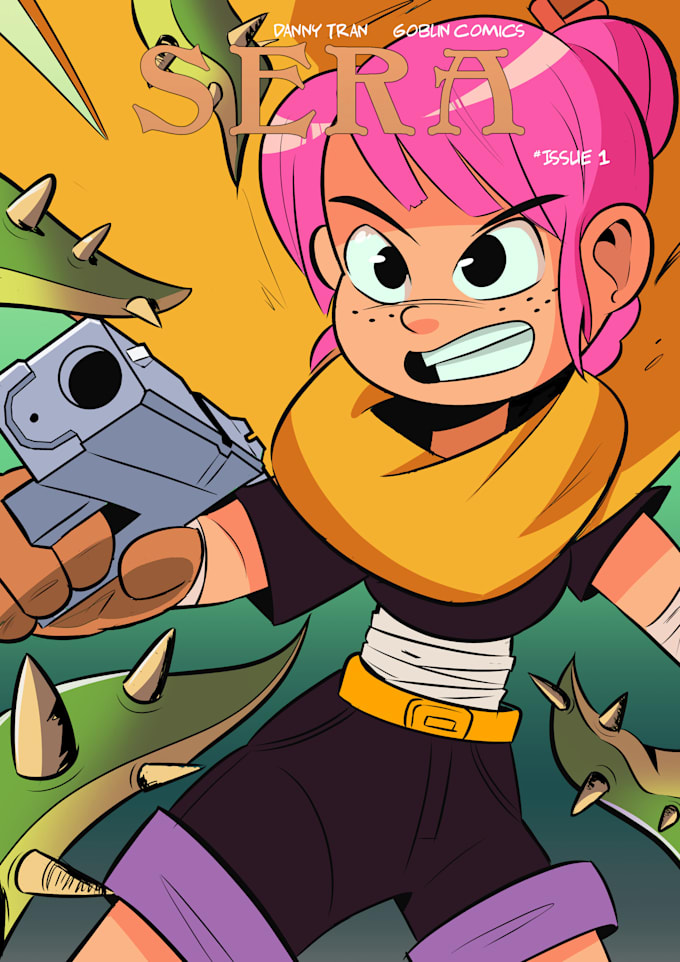 Design comic, manga cover art or key visual by Goblincomic45 | Fiverr