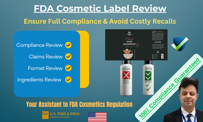 Review cosmetic labels for full fda compliance by Zia_regaffairs | Fiverr