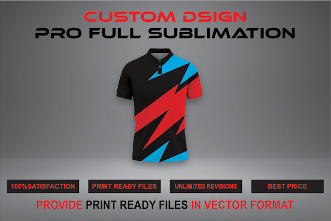 Create professional sublimation designs for jersey and etc by ...