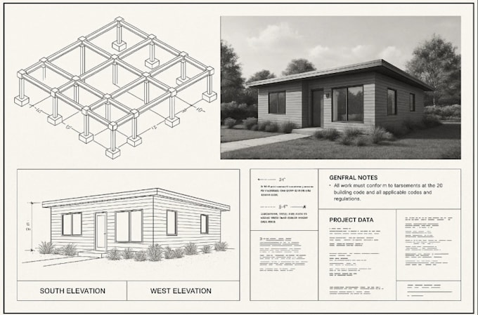 Design permit ready architectural, structural and mep plans for all usa ...