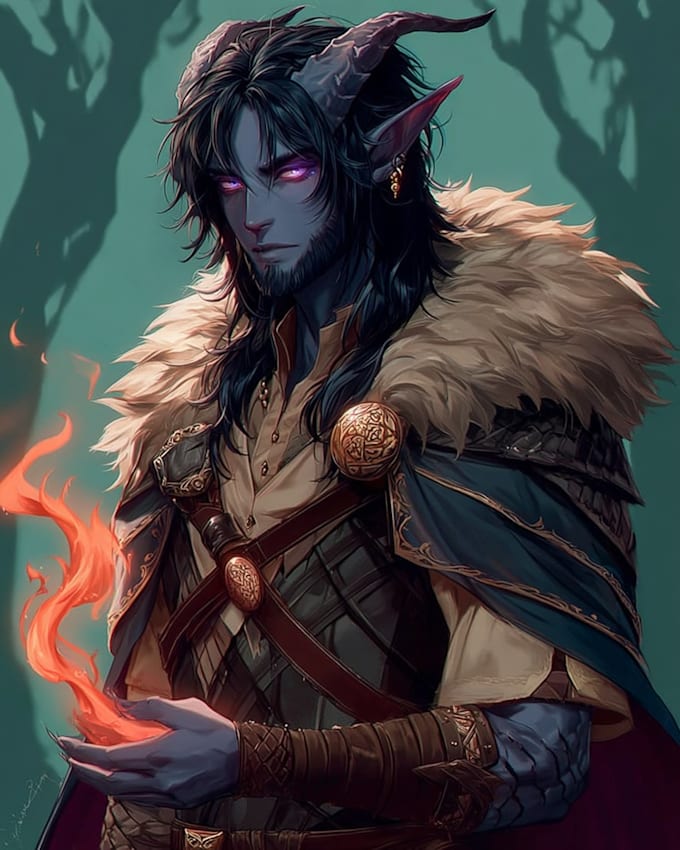 Draw a dnd character art and dnd character design by Jacquigley | Fiverr
