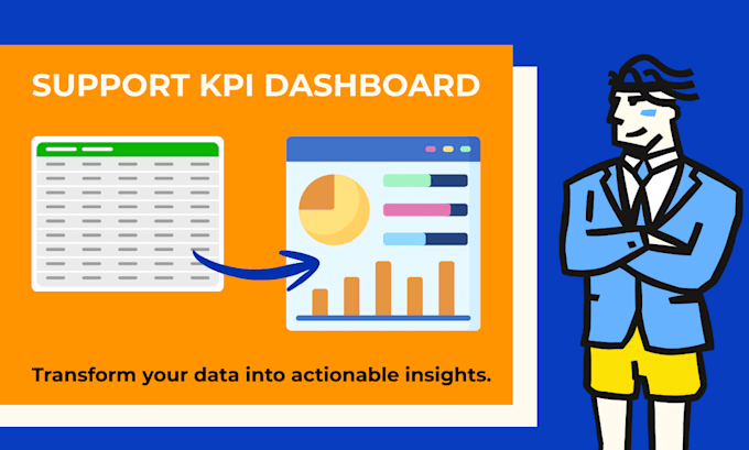 Build your support kpi dashboard by Javierdarosa | Fiverr