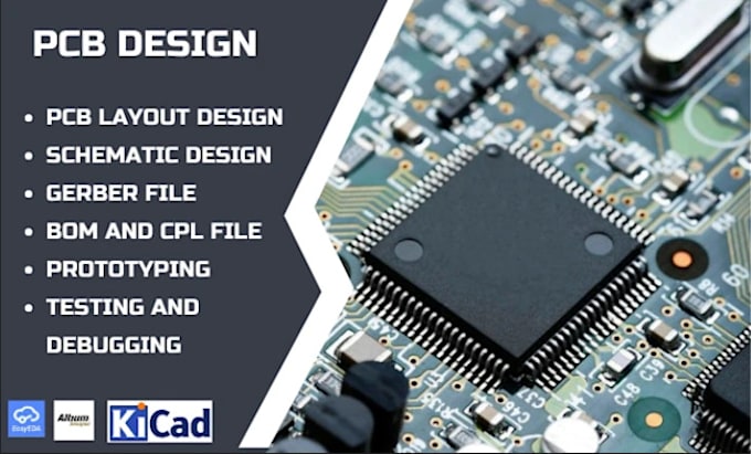 Design professional pcb layout, schematic, and circuit board prototype ...