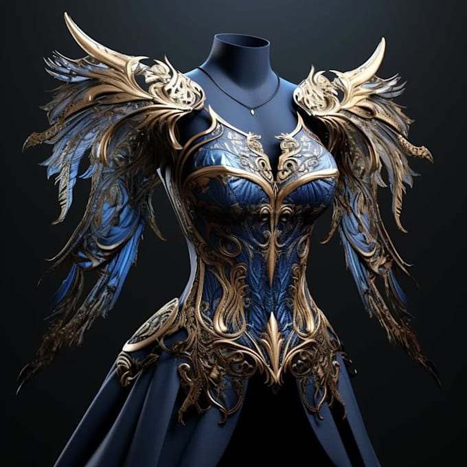 Model and print armor fabric armor wearable cosplay commissions costume ...