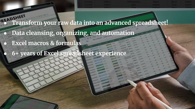 Create advanced excel spreadsheets and organize your data by Conor_comfort | Fiverr