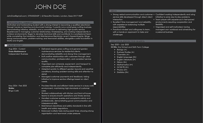 Write professional cv cover letter and career script by Workwizarduk ...