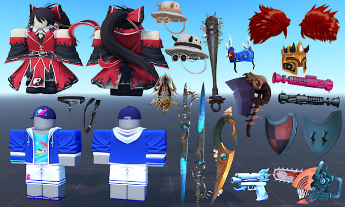 Design 3d roblox ugc accessories, roblox wearable, ugc model, roblox ...