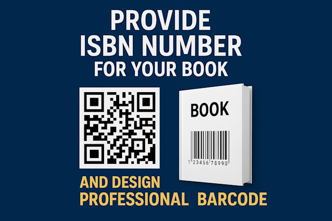 Guide you in isbn registration and design professional book barcodes by ...