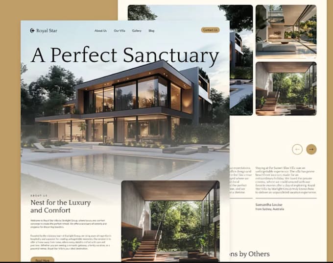 Design luxury hotel, resort and villa booking website by Okikiolatobi832 | Fiverr