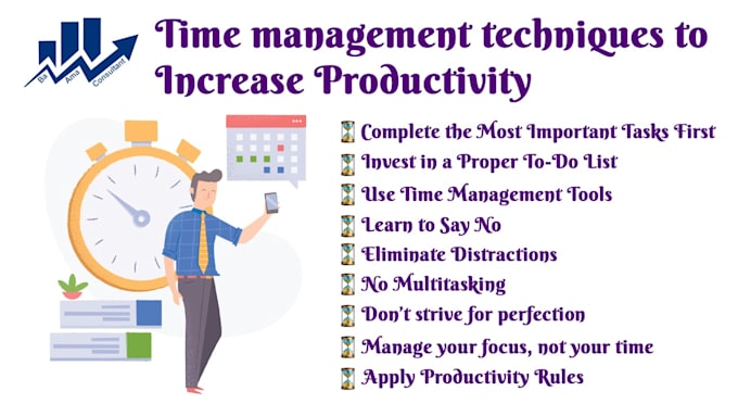 Do time management to improve productivity by Berrycode | Fiverr