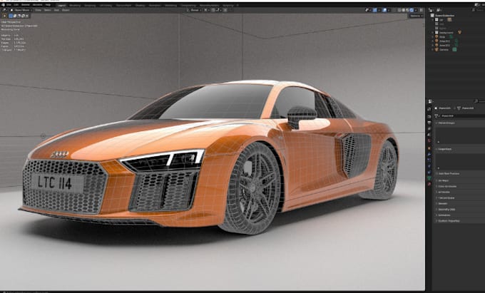 Do 3d car modelling, 3d model, 3d vehicle, rendering, 3d design ...
