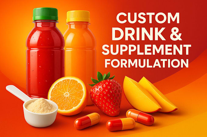 Develop functional beverages, energy drinks, and supplement formulas by ...