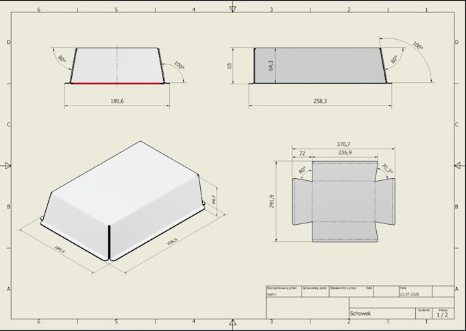 Cad model and documentation by Kamil_maru | Fiverr