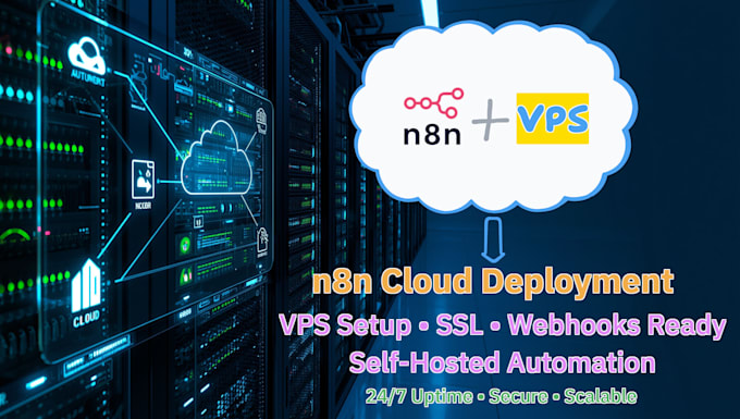 Setup and configure self hosted n8n workflow automation on your vps cloud server by Butchercode ...