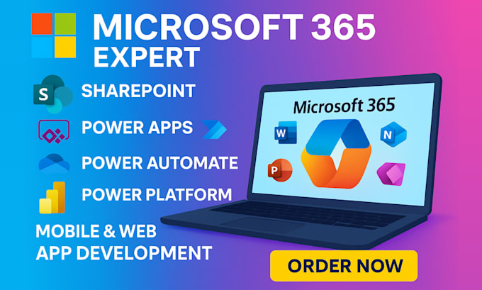 Powerapps developer power automate flows sharepoint solutions microsoft 365 apps by Sharon_ai1 ...