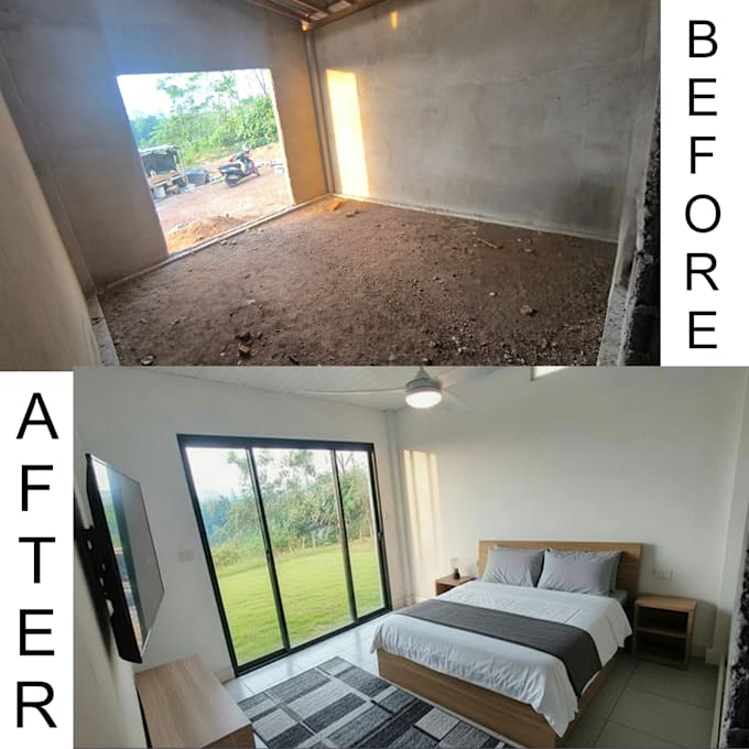Redesign your room using your photo into a stunning 3d interior design ...