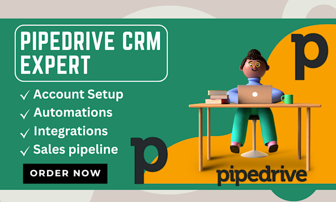 Set up your pipedrive account by Maxwell1937 | Fiverr