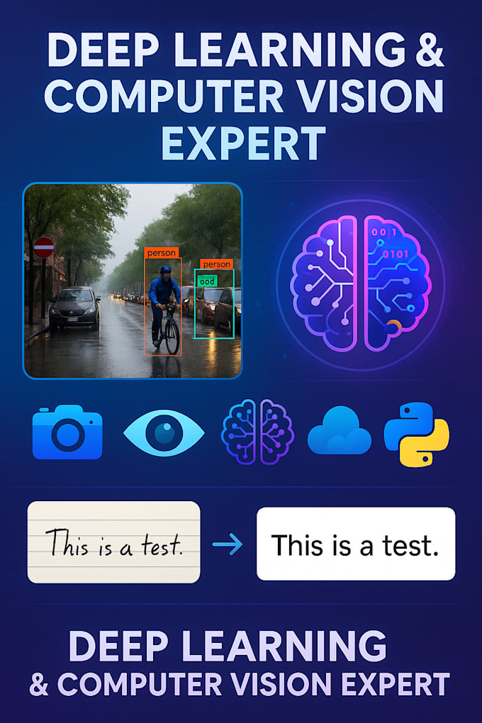 Concevoir la vision par ordinateur, ocr, apprentissage profond et traitement d'images avec python ai