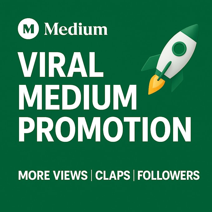 Do massive promotion for your medium profile by Danielliam8 | Fiverr