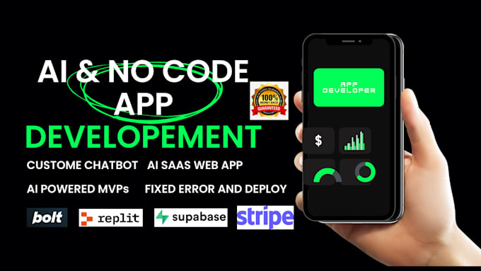 Build fix replit apps with supabase, stripe, lovable ai, bolt, base44, cursor ai by Reakia_a ...