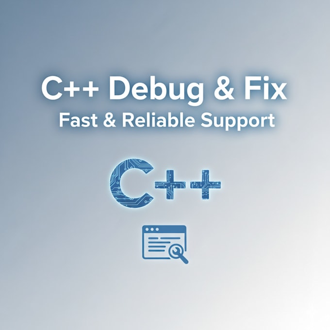 Debug and fix your cpp code quickly and reliably by Equinoxcode | Fiverr