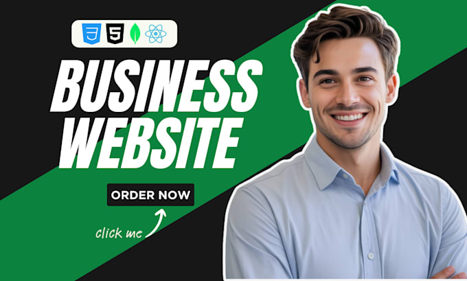 Build your business website as a full stack developer by Husnain_codes ...