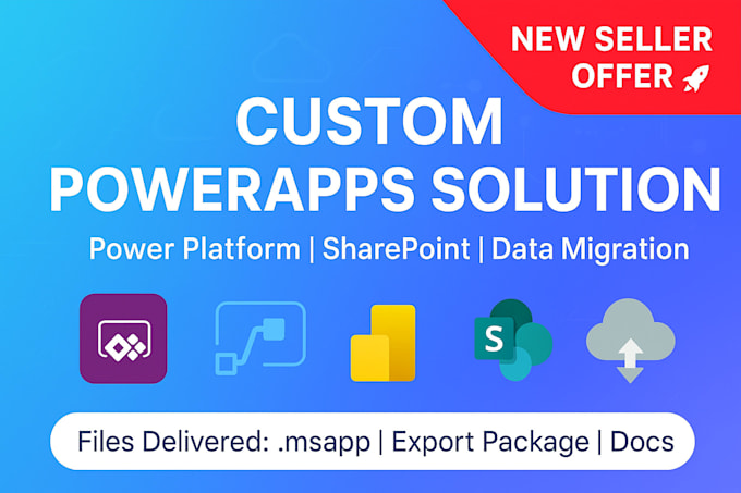 Be your expert powerapps developer for power platform and data migration by Taiwo_devv | Fiverr