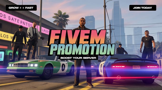 Do rust, dayz, fivem server promotion, discord server promotion, fivem ...