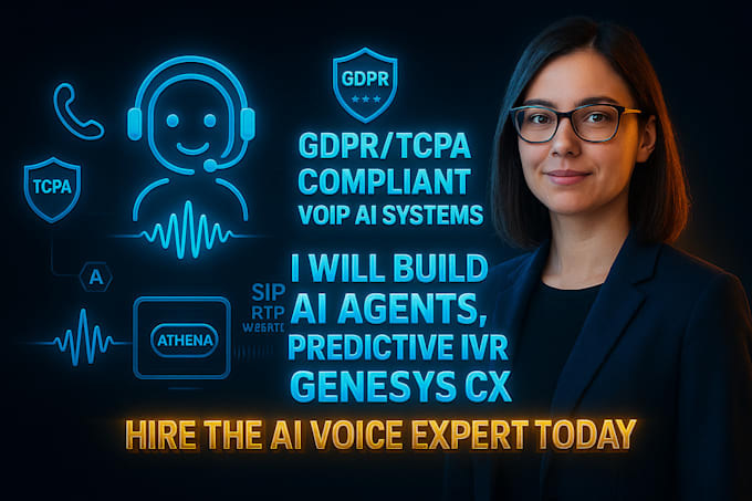 Build smart ai predictive ivr dialer solutions with sip trunks genesys cloud cx by Jonatuss | Fiverr